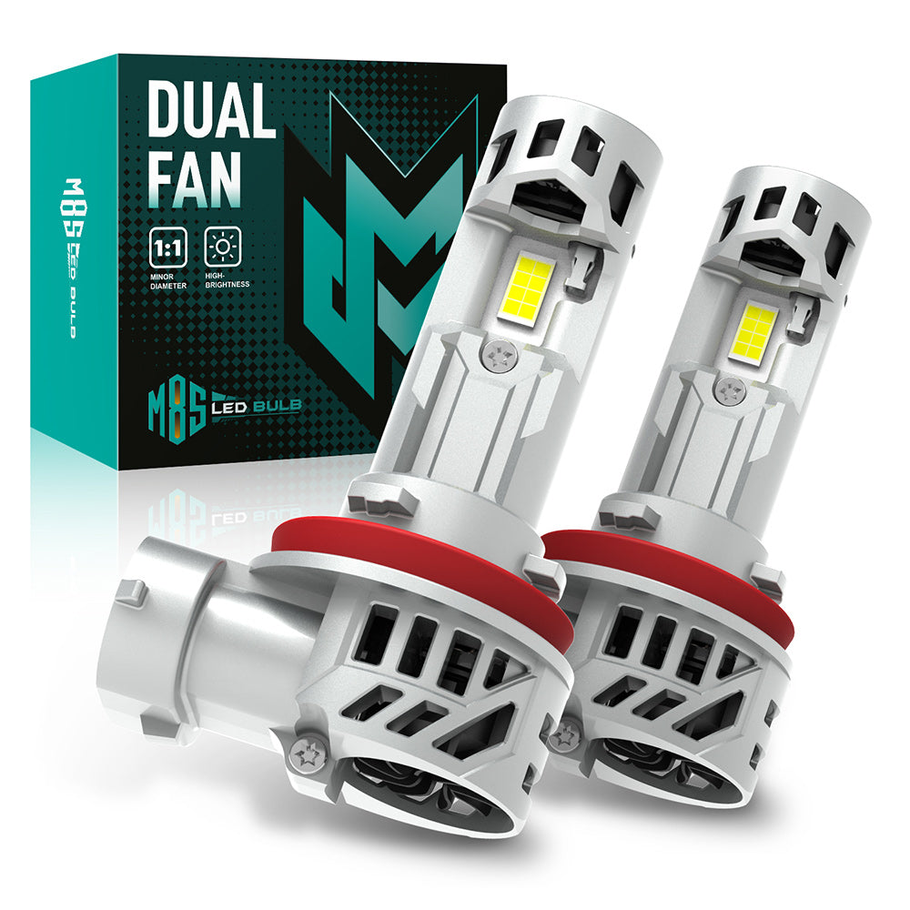 M8S H11 LED Headlight Bulb 50W 5383LM 12V Automotive Front Light ...