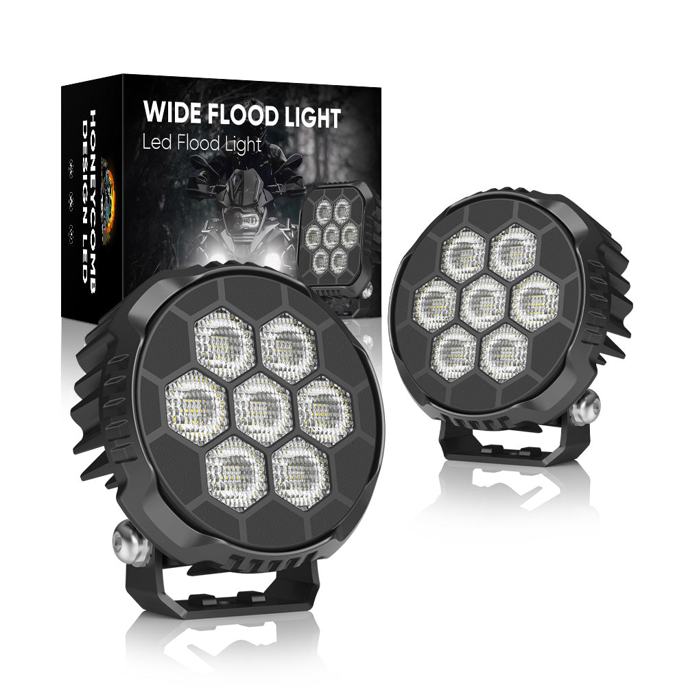 Premium 4.1” Pod LED Work Light - 45W, Flood, Round - IP67 – CN360 LED