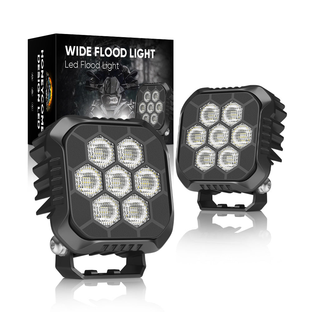 Premium 3.8” Pod LED Work Light - 45W, Flood, Square - IP67 – CN360 LED
