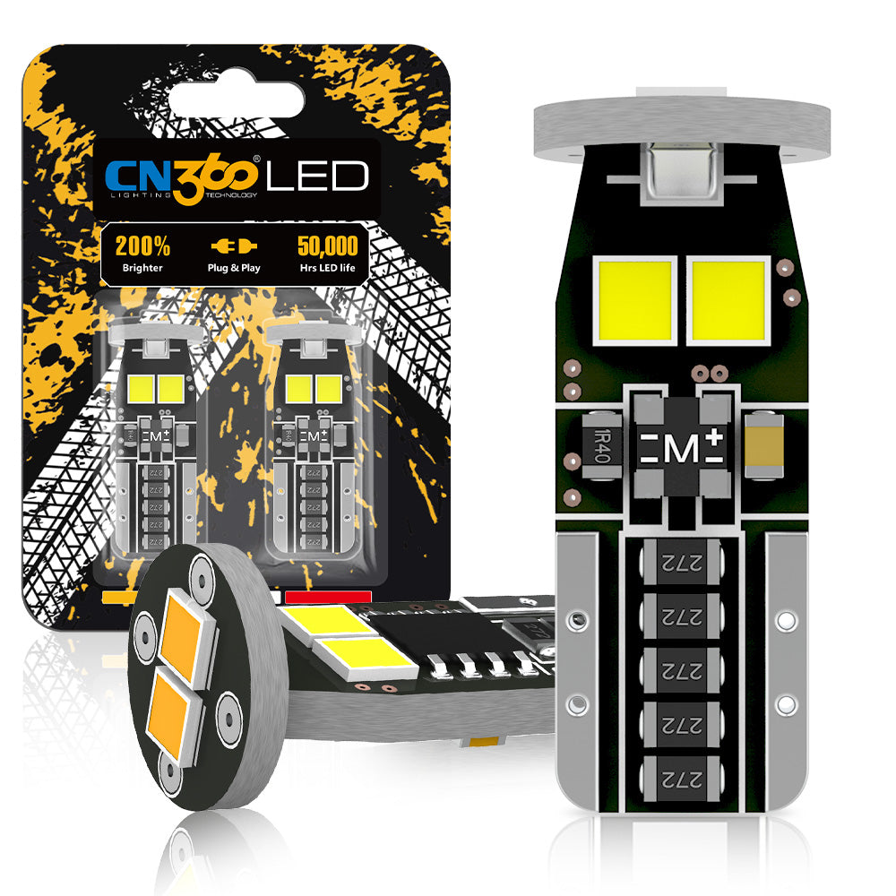 3G6 Series T10 LED Bulbs White Yellow License Plate Reading Lamp ...