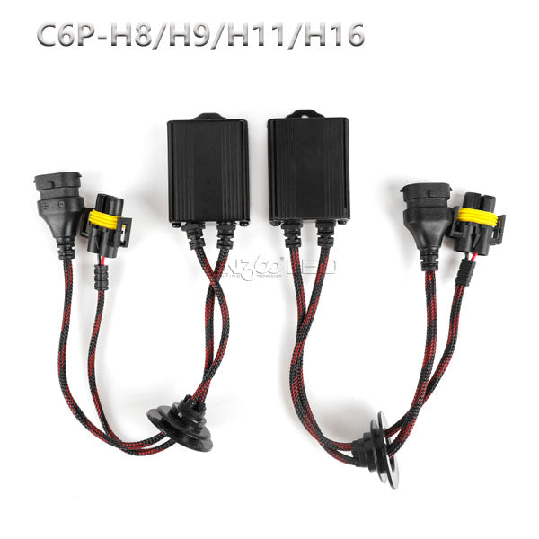 C6P LED Decoder H8 H9 H11 H16 Intelligent Canbus Headlight Adapter ...