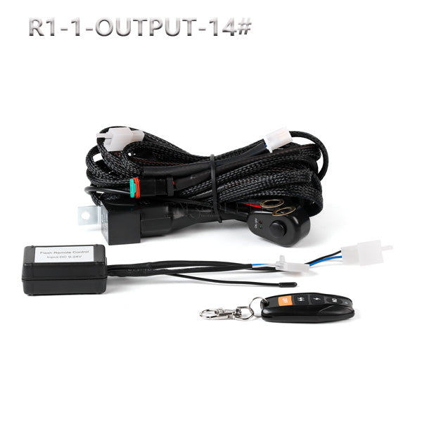 R1 Series Auxiliary Light Remote Control Wiring Harness 3.0M 1 Output ...